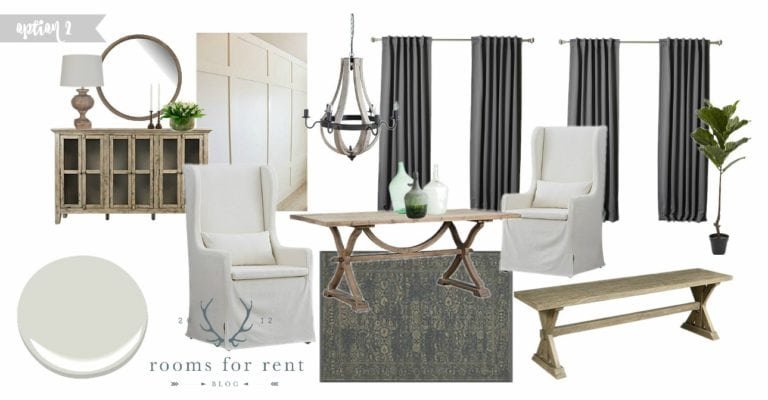 Dining Room Design Board Inspiration - Rooms For Rent blog