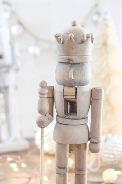 DIY | Vintage Whitewashed Nutcracker - Rooms For Rent blog