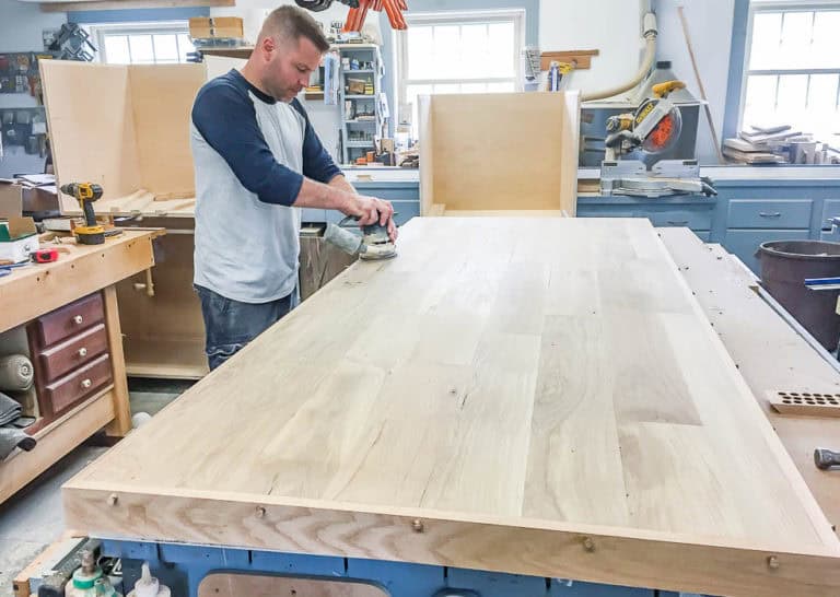 How to Build a Countertop from Hardwood Flooring - Rooms For Rent blog