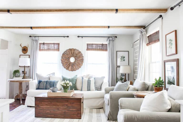 Installing Beams in the Living Room - Rooms For Rent blog