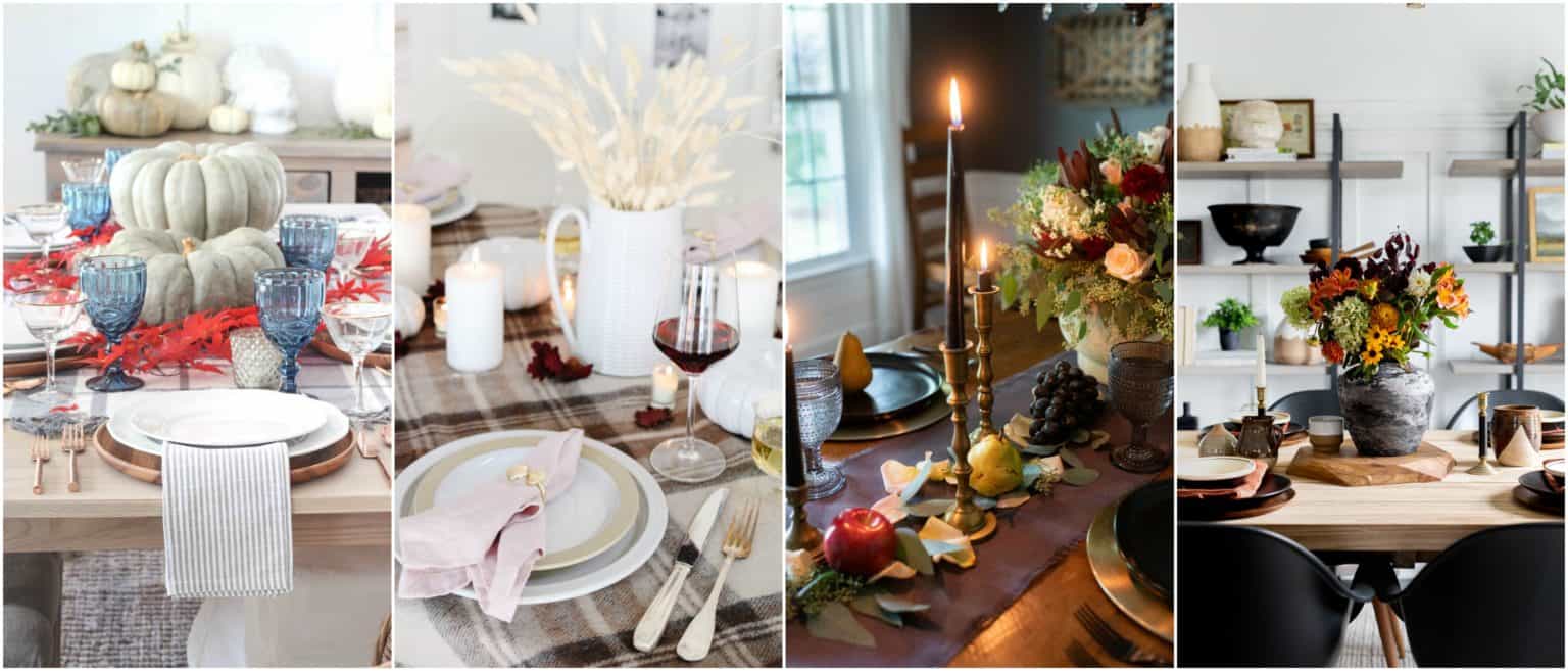 Blue + Red Fall Soiree Tablescape | 2020 - Rooms For Rent blog