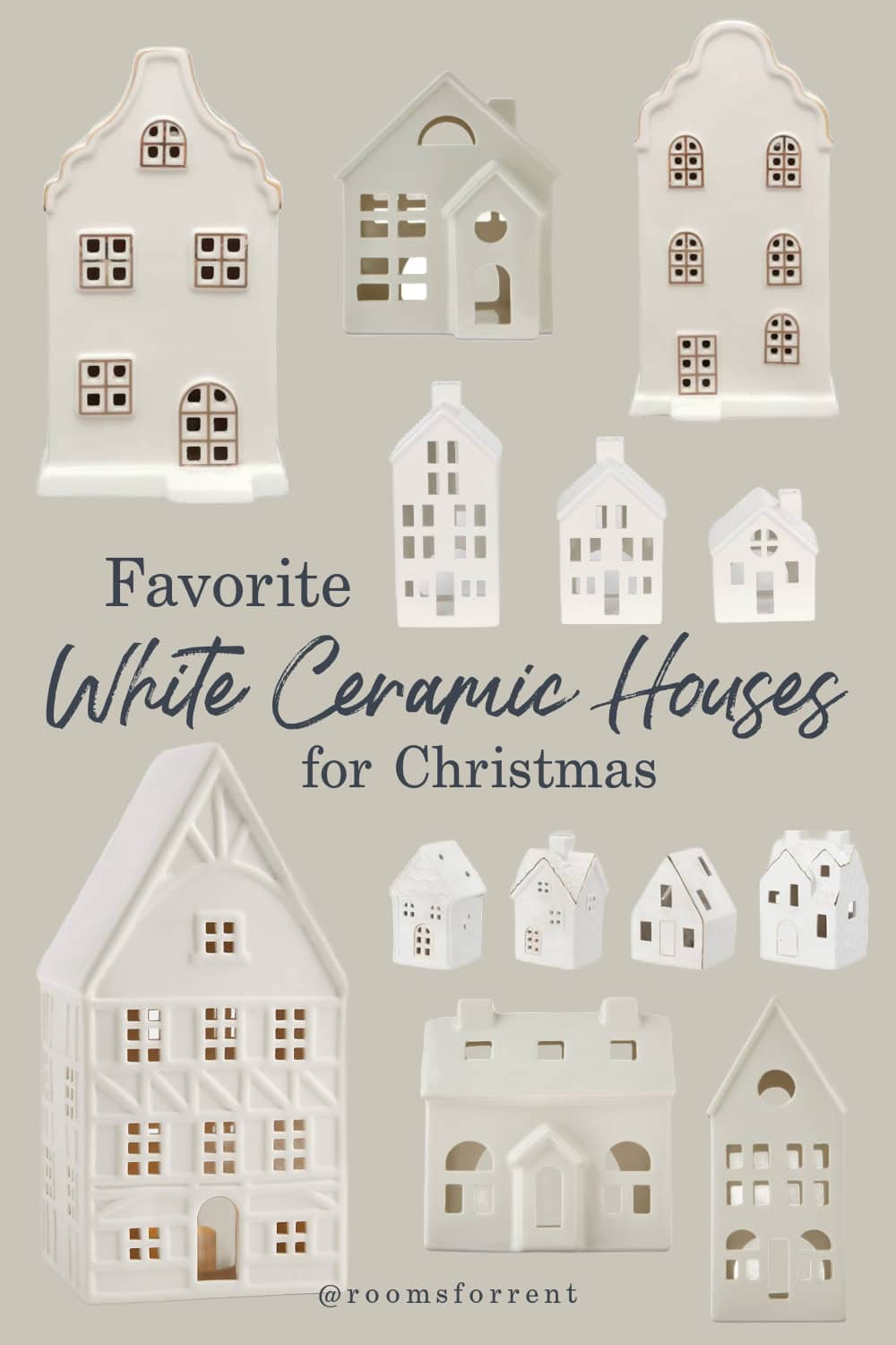 Favorite White Ceramic Houses - Rooms For Rent blog